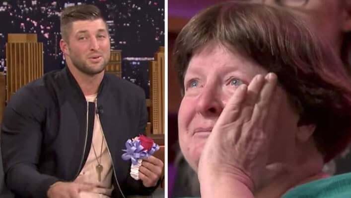 Tim Tebow Leaves Mom in Tears Surprising the Prom Date He Turned Down ...