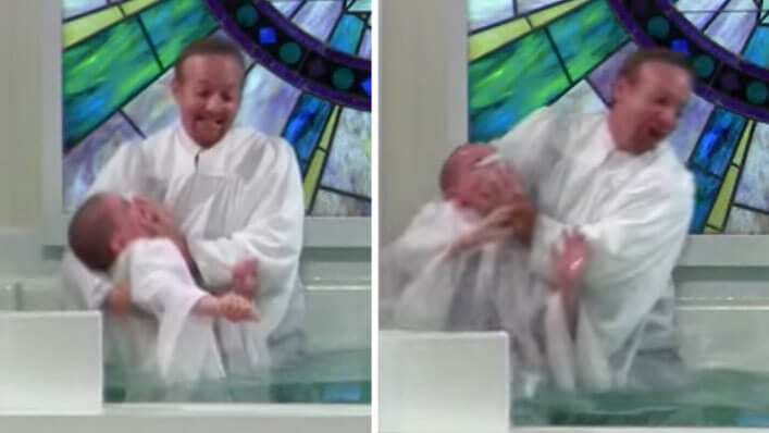 Pastor’s Body-Slam Baptism Goes Viral After Reluctant Boy Refuses to Be ...