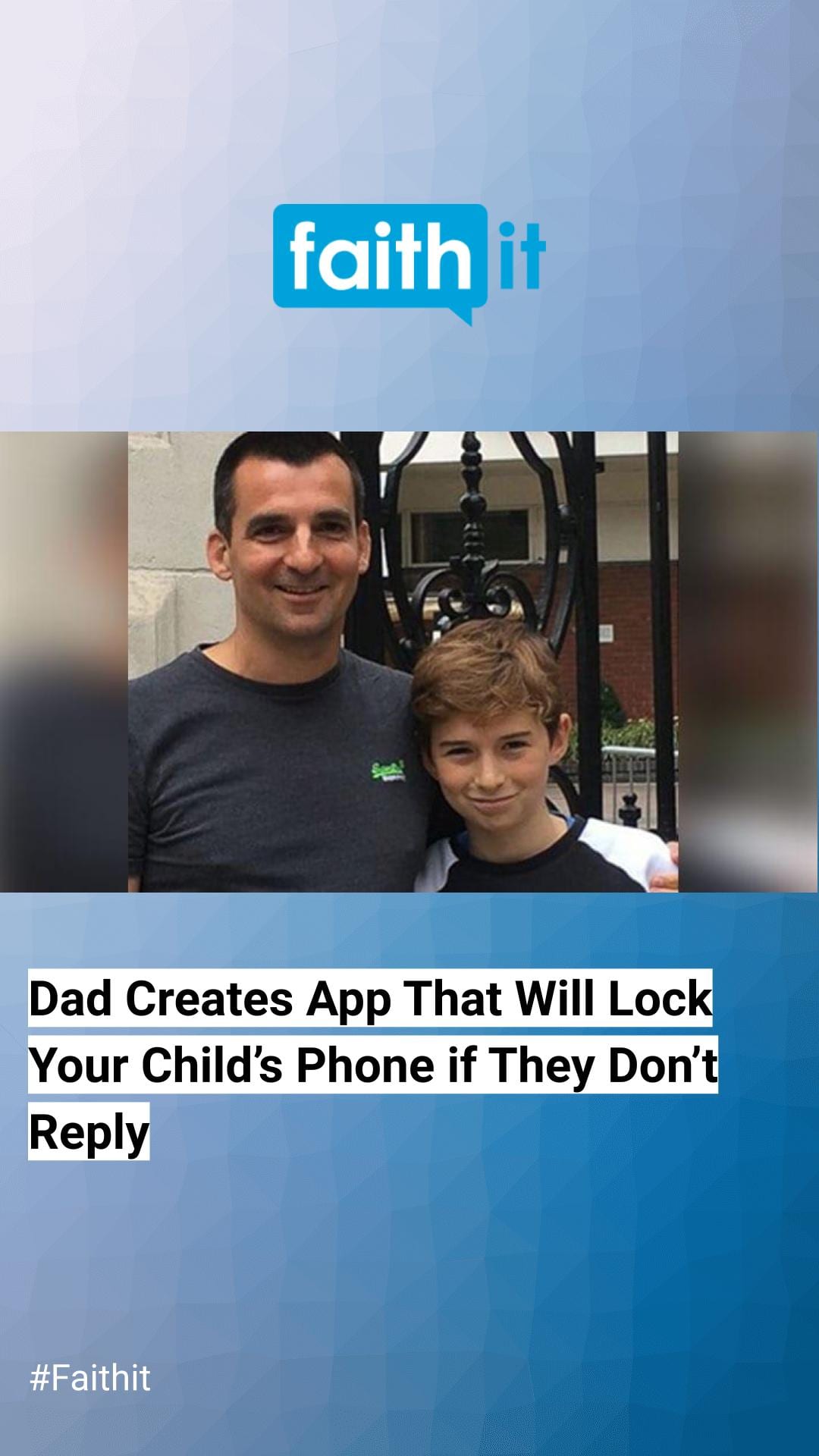 Dad Creates App That Will Lock Your Child's Phone if They Don't Reply