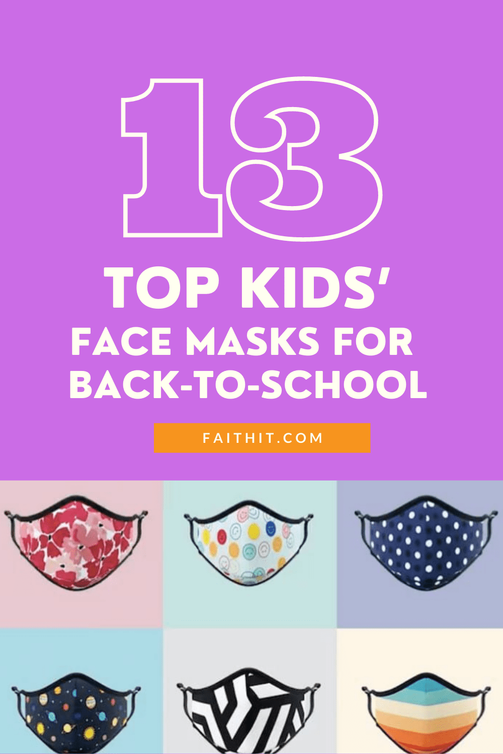 13 Top Kids' Face Masks for Back-to-School
