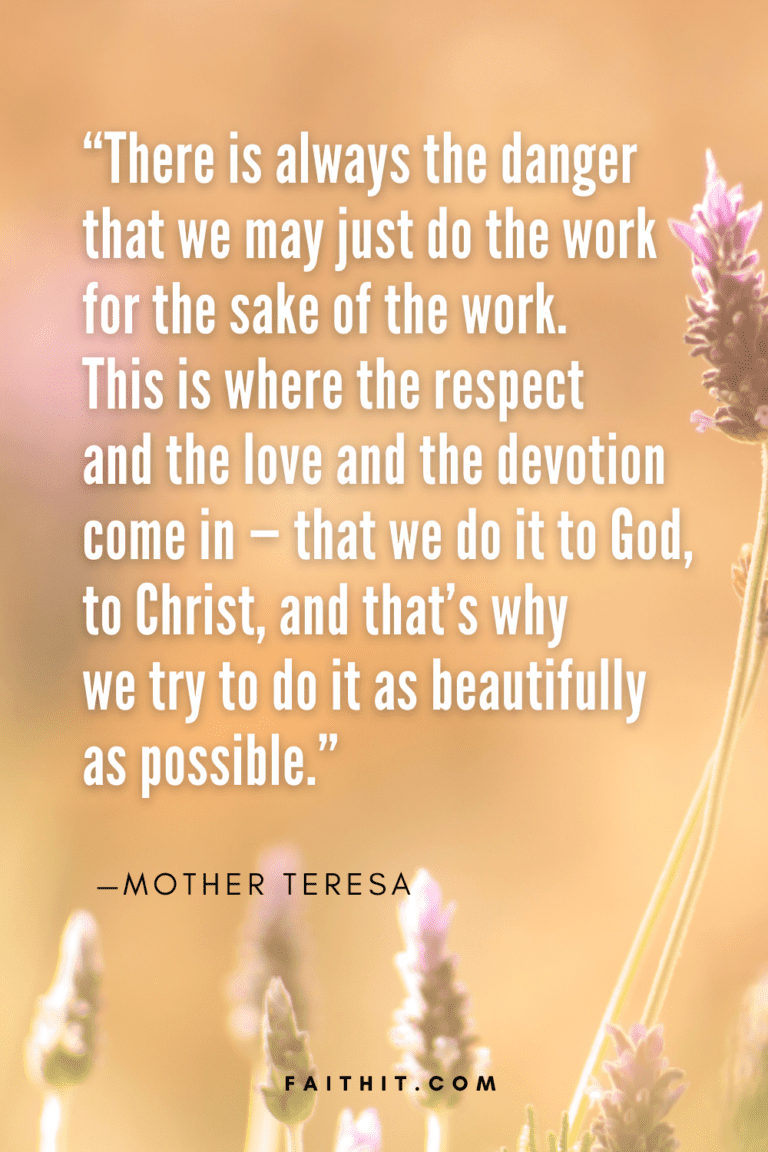 30 Mother Teresa Quotes That Will Inspire You to Become a Better Person ...