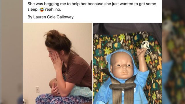 14-Year-Old Gets No Help From Her Mom With Fake Baby Assignment