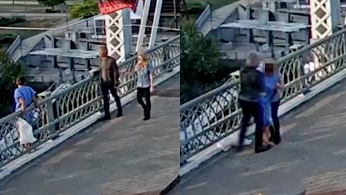 WATCH: Rock Legend Jon Bon Jovi Saves Woman From Jumping Off a Bridge WATCH: Rock Legend Jon Bon Jovi Saves Woman From Jumping Off a Bridge